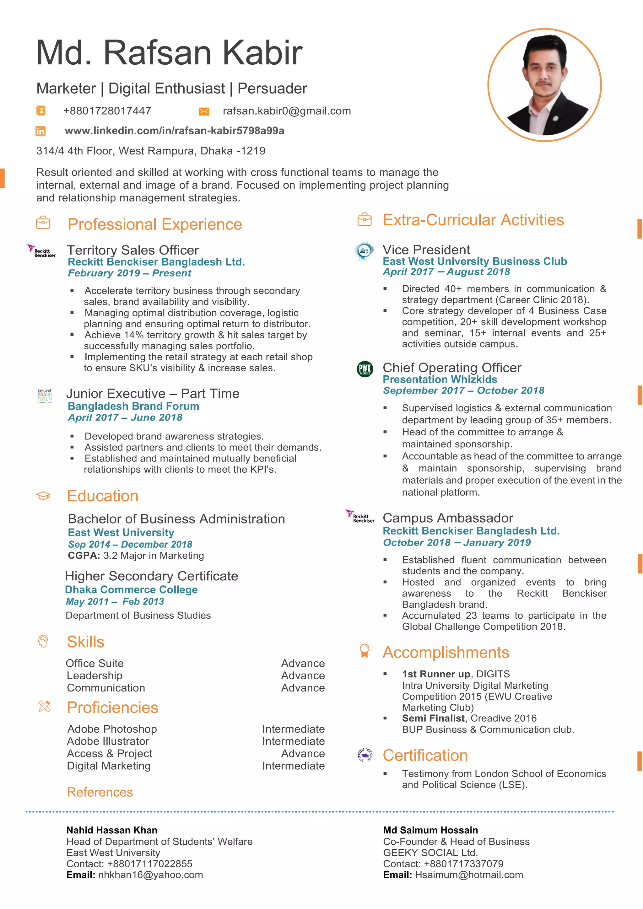 Md. Rafsan Kabir_resume | PDF