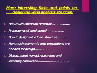 Wind Analysis of Structure | PPTX | Weather | Science
