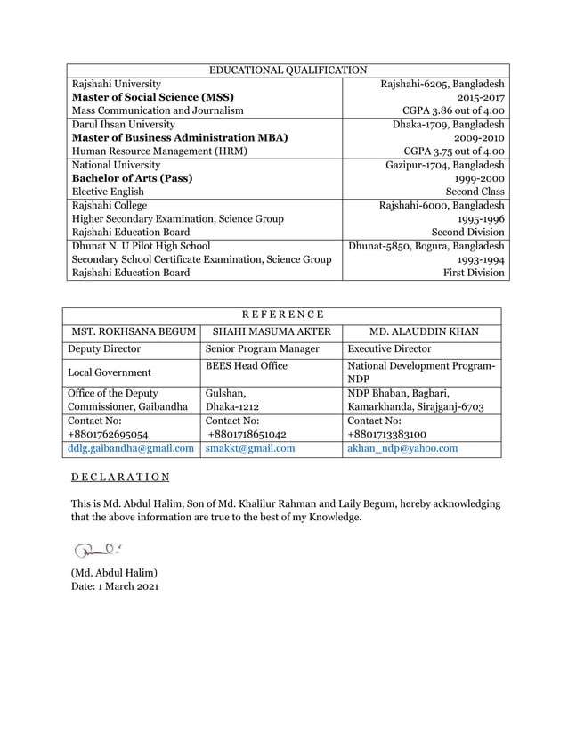 Md. abdul halim | PDF