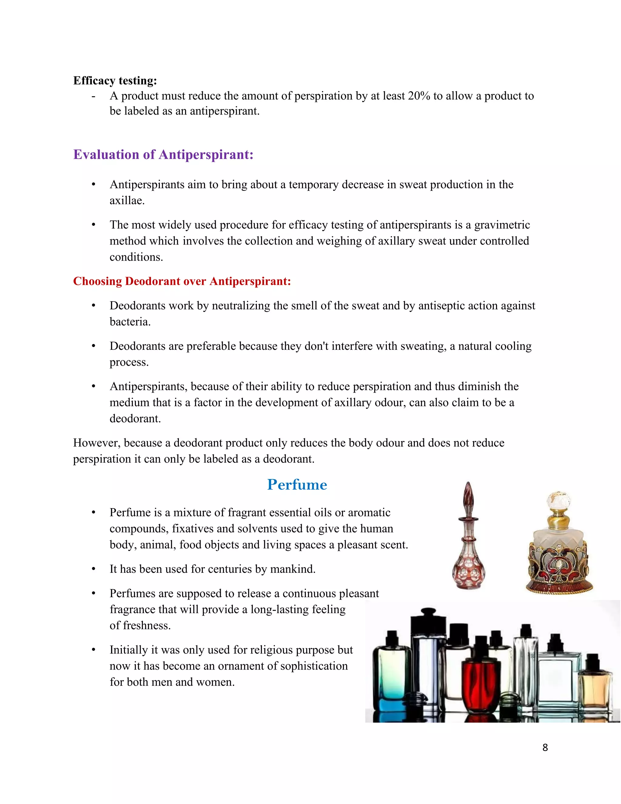 Deodorant , Antiperspirant, Perfume & Nail-polish. | PDF