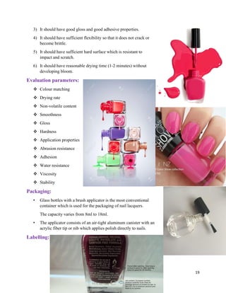 Deodorant , Antiperspirant, Perfume & Nail-polish. | PDF