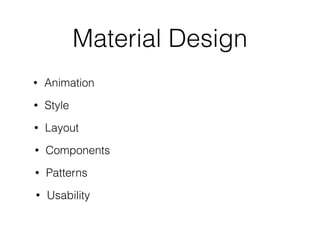 material design | PPT
