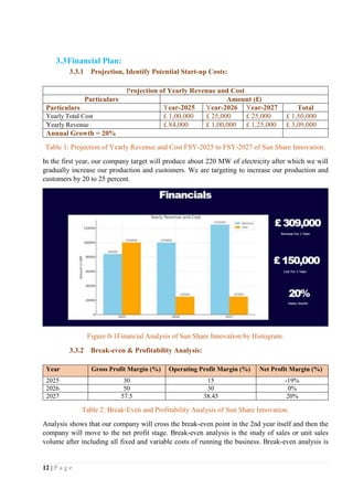 The Report on Renewable Energy of Sun Share Innovation | PDF