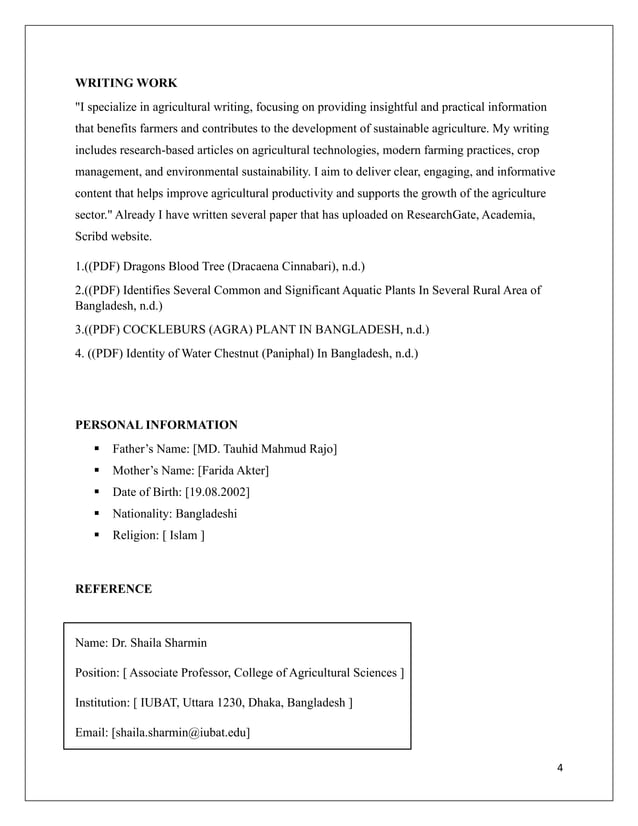 Md. Nahid Mahmud exhaustive information. | PDF