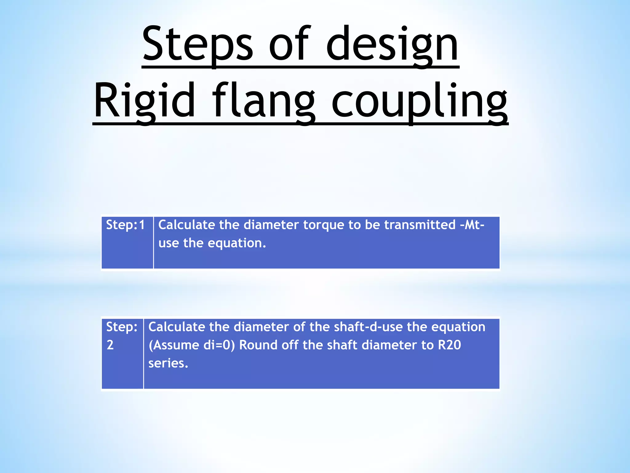DESIGN OF FLANGE COUPLING | PPTX
