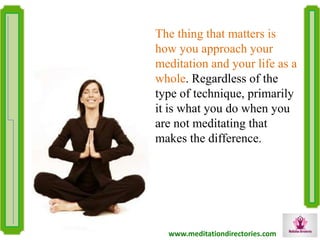 The Secret of Deep Meditation | PPTX