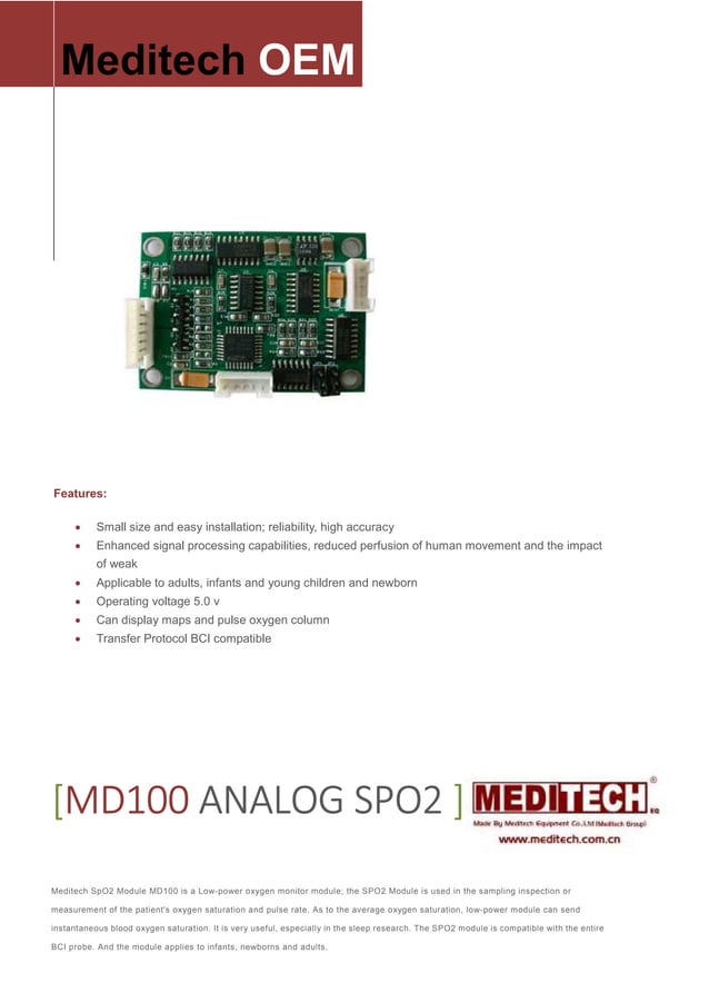 OEM oximeter module | PDF