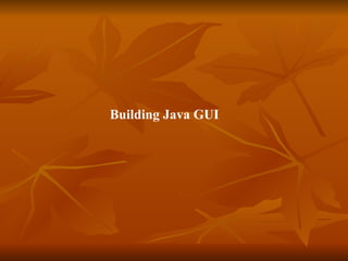 Md10 building java gu is | PPT