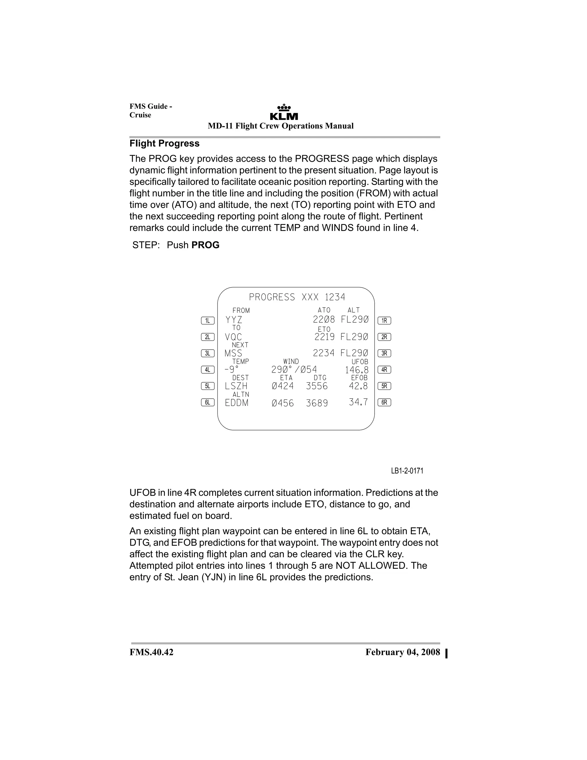 MD11 Flight Crew Operating Manualvol.2B rev.58 KLM | PDF