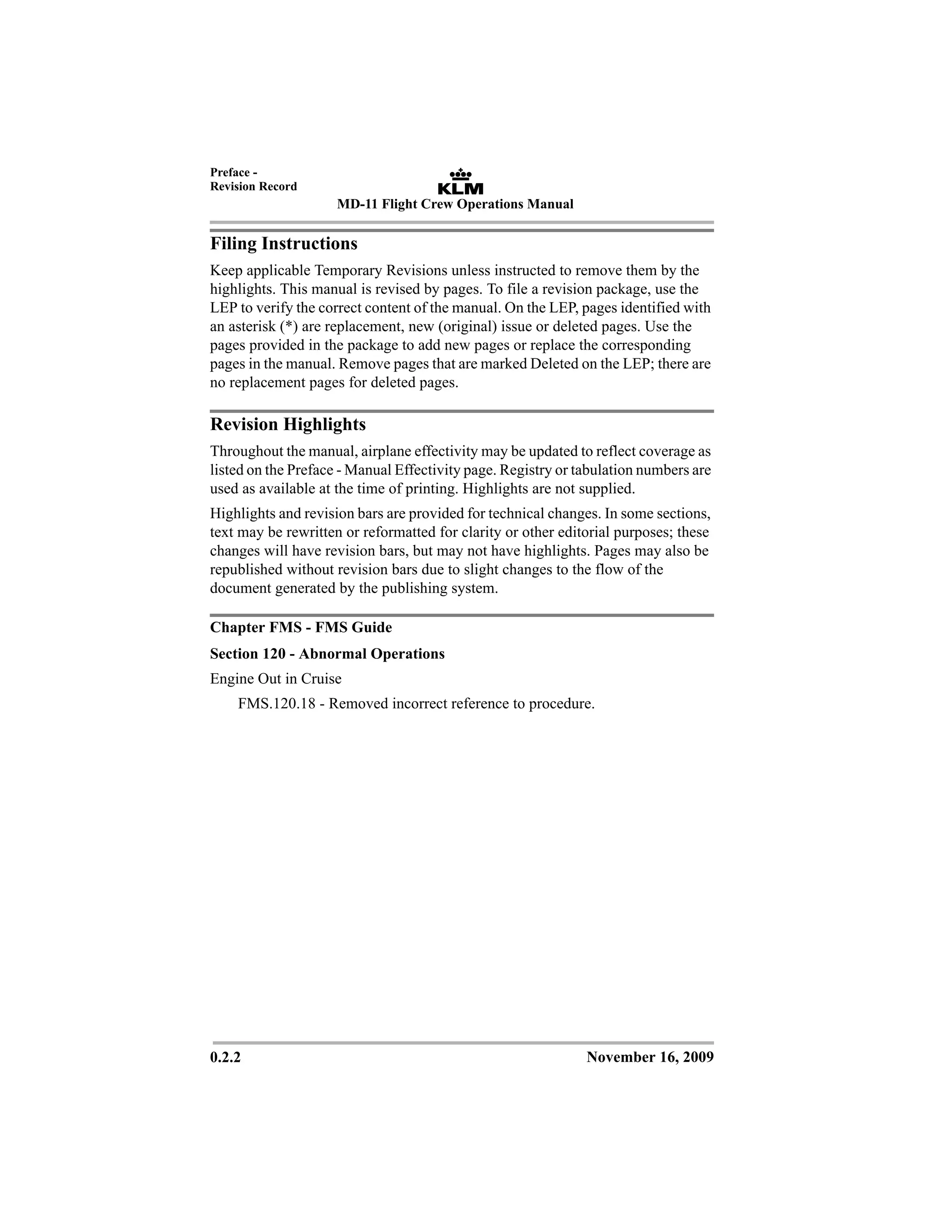 MD11 Flight Crew Operating Manualvol.2B rev.58 KLM | PDF | Air Travel ...