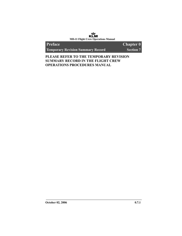 MD11 Flight Crew Operating Manualvol.2B rev.58 KLM | PDF | Air Travel ...