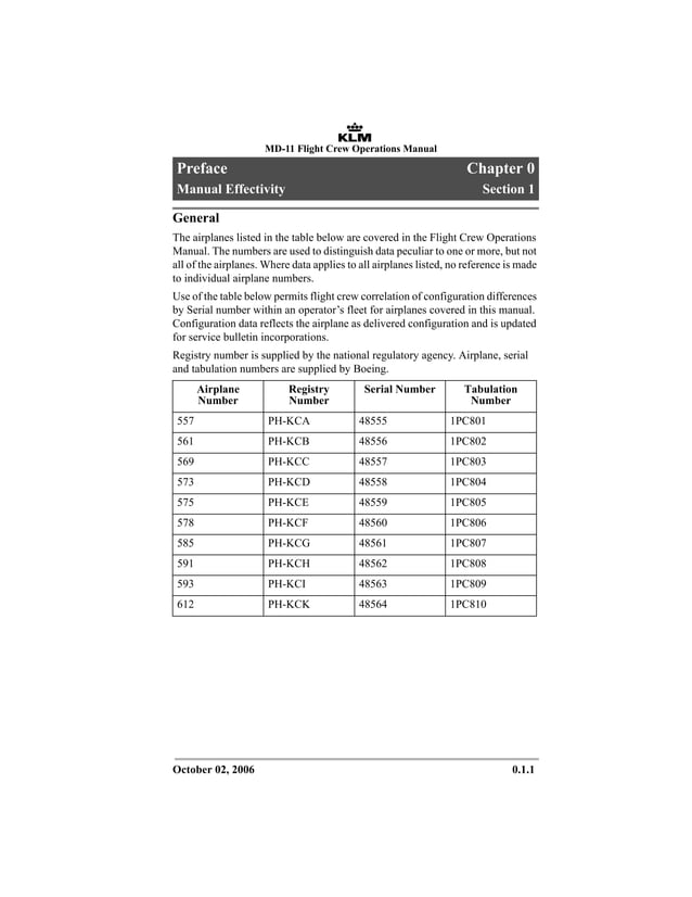 MD11 Flight Crew Operating Manualvol.2B rev.58 KLM | PDF | Air Travel ...
