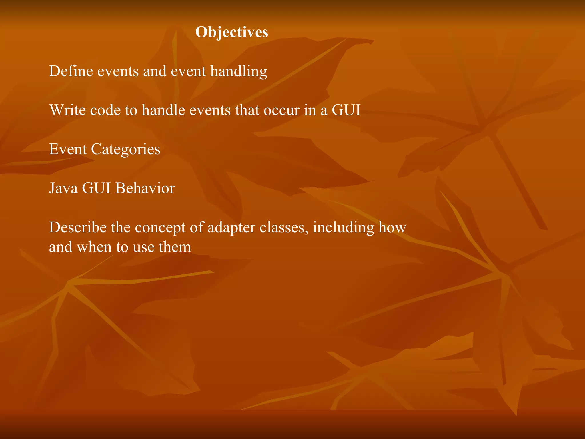 Md11 Gui Event Handling Ppt