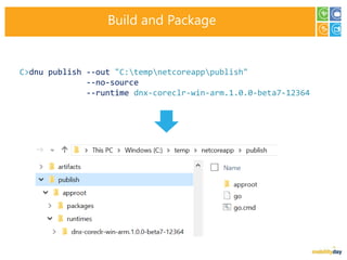 IoT with UWP, .NETCore and Azure | PPT