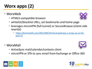 XenMobile: Enterprise mobility management solution | PPT