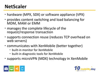 XenMobile: Enterprise mobility management solution | PPT