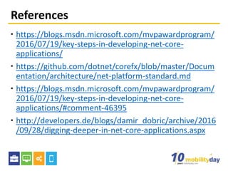Key Steps in Developing .NET Core Applications | PPT