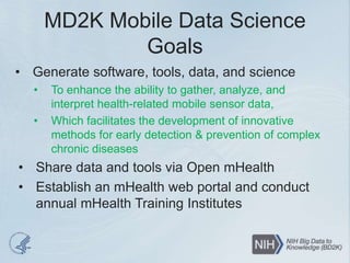MD2K Presentation to Stanford Mobilize (1/22/15) | PPT