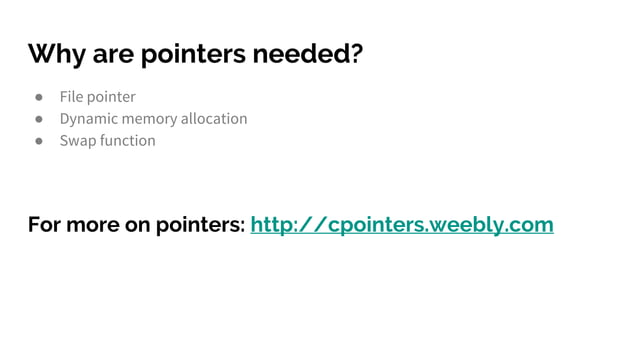 Pointers in real life | PPT