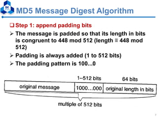 Hash functions MD5 and RIPEMD 160 | PDF