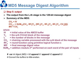 MD5 - Hash Functions & RIPEMD160 | PDF