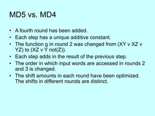 introduction to MD5 Massage Digest Algorithm.ppt