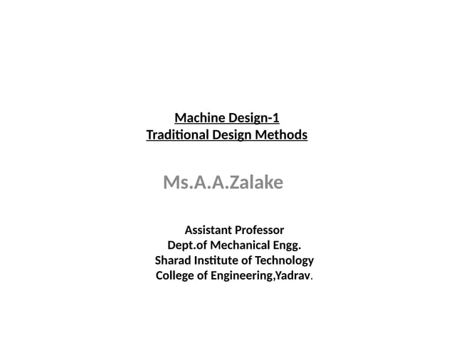 Traditional Design Methods. pptx | PPT