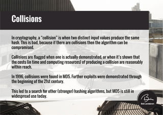 The MD5 hashing algorithm | PDF