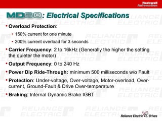 AC DRVE MD60 COMPLETE OVERVIEW AND DETAILS.ppt