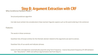 Argument extraction from news, blogs and social media. | PPTX