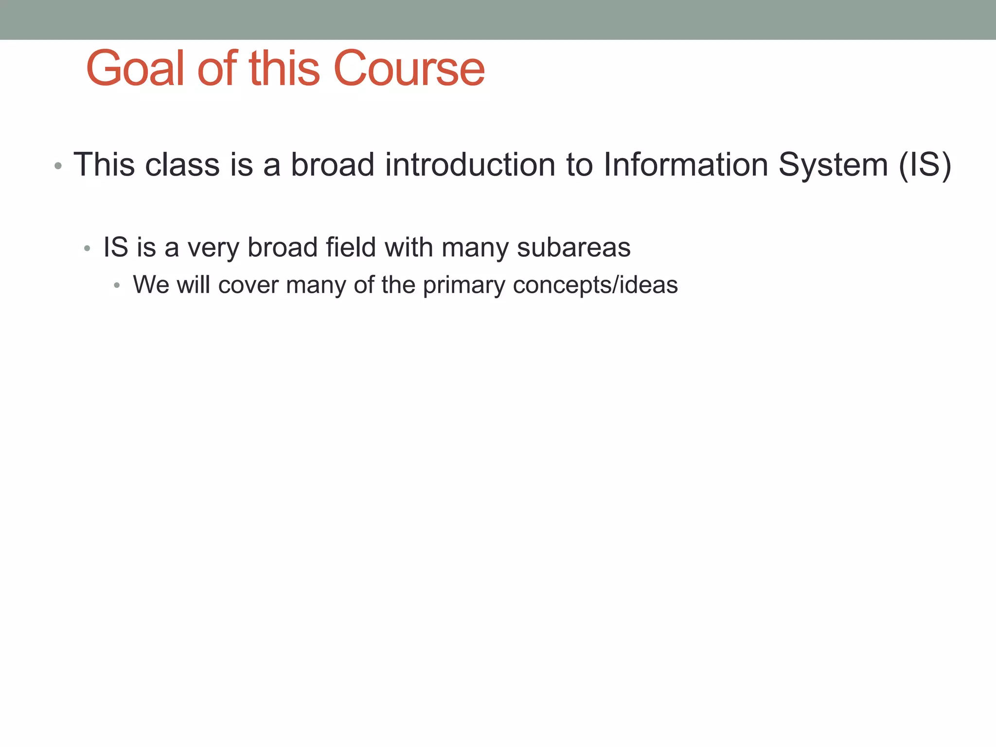 Introduction to information system | PPTX