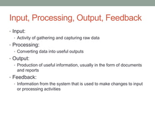 Introduction to information system | PPTX