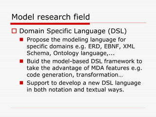 Mda introduction and common research problems | PPT