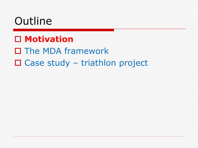 An introduction to the MDA | PPT