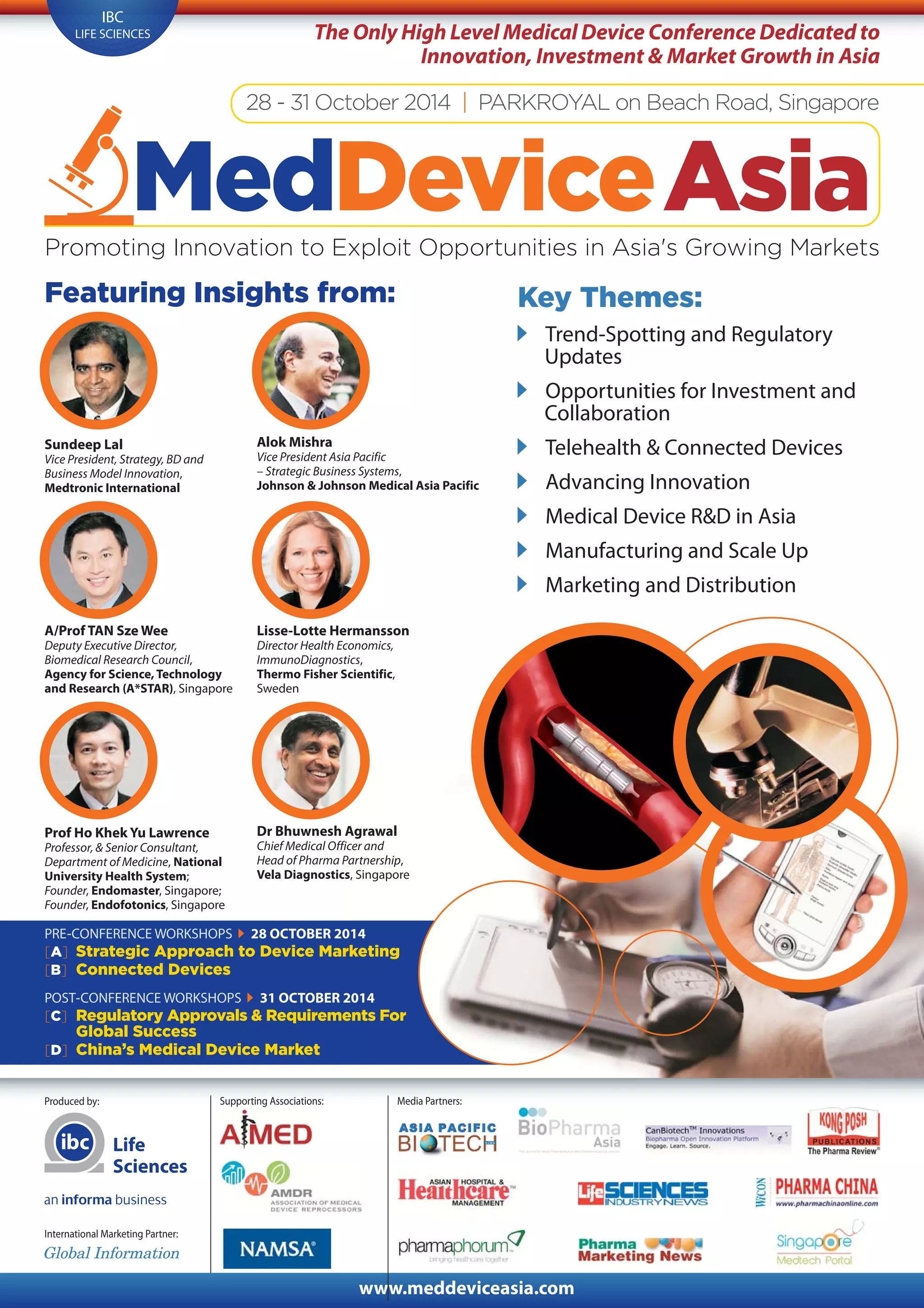 Medical Device Asia Conference, 28-31 Oct 2014, Singapore | PDF