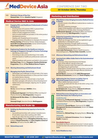 Medical Device Asia Conference, 28-31 Oct 2014, Singapore | PDF ...
