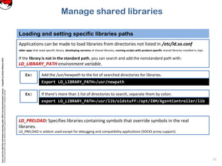 2.3 manage shared libraries | PPT