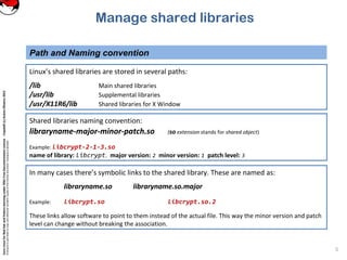 2.3 manage shared libraries | PPT