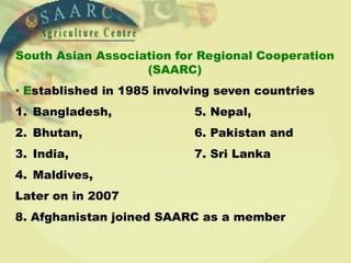 SAARC Seed Bank | PDF