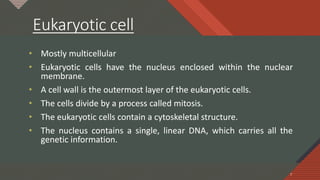 Cellular Classification, Sub-cellular organelles | PPTX