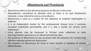 Renal Function Tests (RFT) | PPTX
