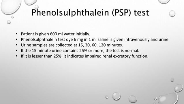 Renal Function Tests (RFT)