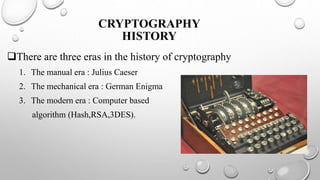 Cryptography | PPTX | Computing | Technology & Computing