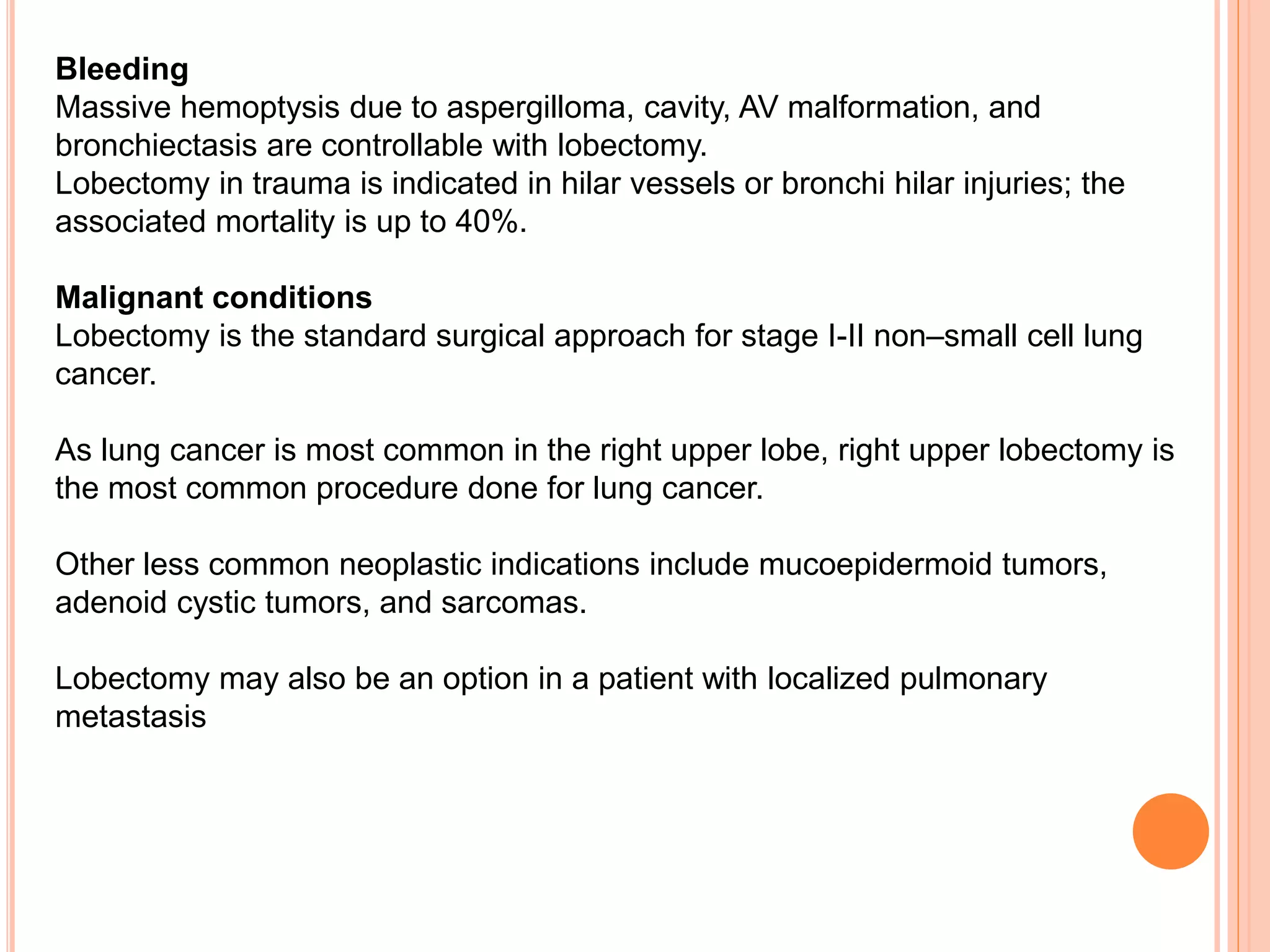 Lobectomy | PPTX