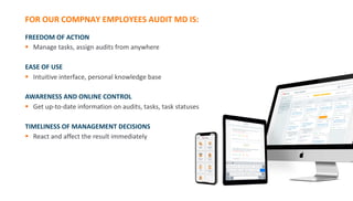 MDAUDIT - retail stores quality control service | PDF
