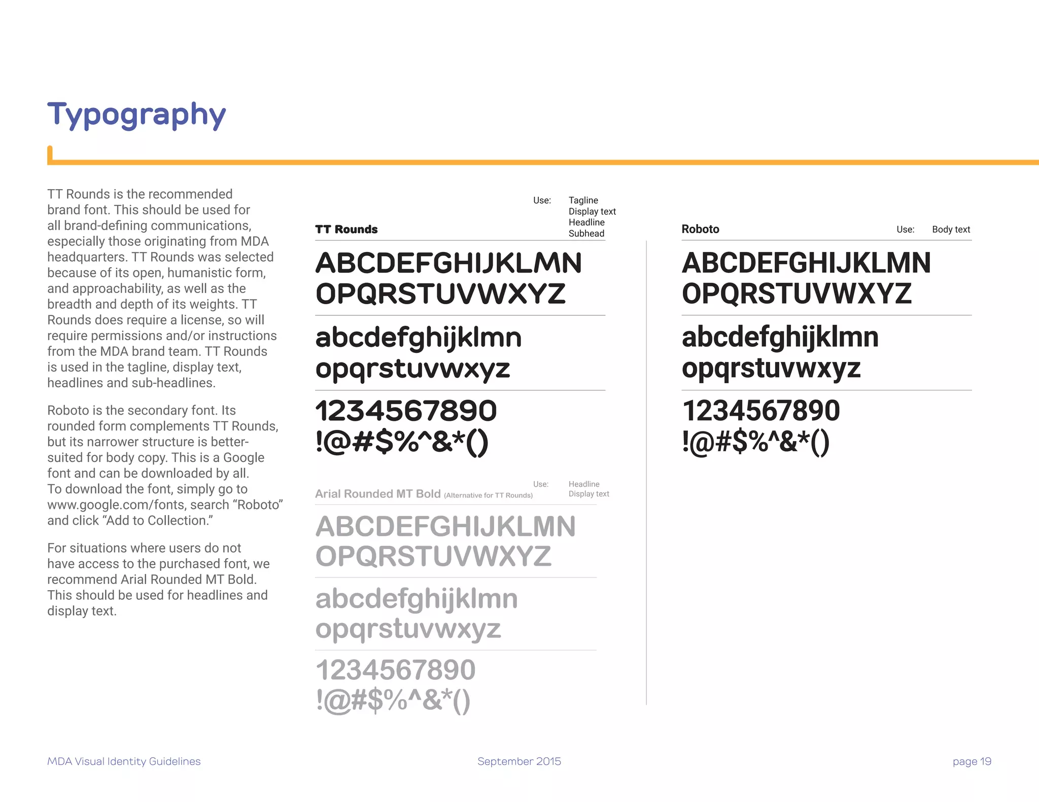 MDA Visual Identity Guidelines | PDF
