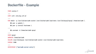 Running database infrastructure on containers | PDF