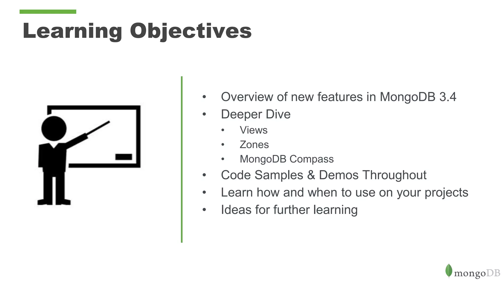 MongoDB 3.4: Deep Dive on Views, Zones, and MongoDB Compass | PPT