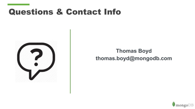 MongoDB 3.4: Deep Dive on Views, Zones, and MongoDB Compass | PPT