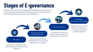 ICT for Development and E-governance- Explained | PDF